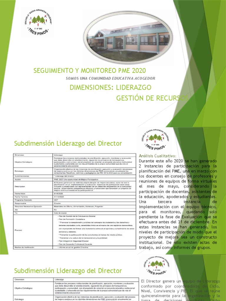 Presentación PME 2020 | PDF | Liderazgo | Enseñando