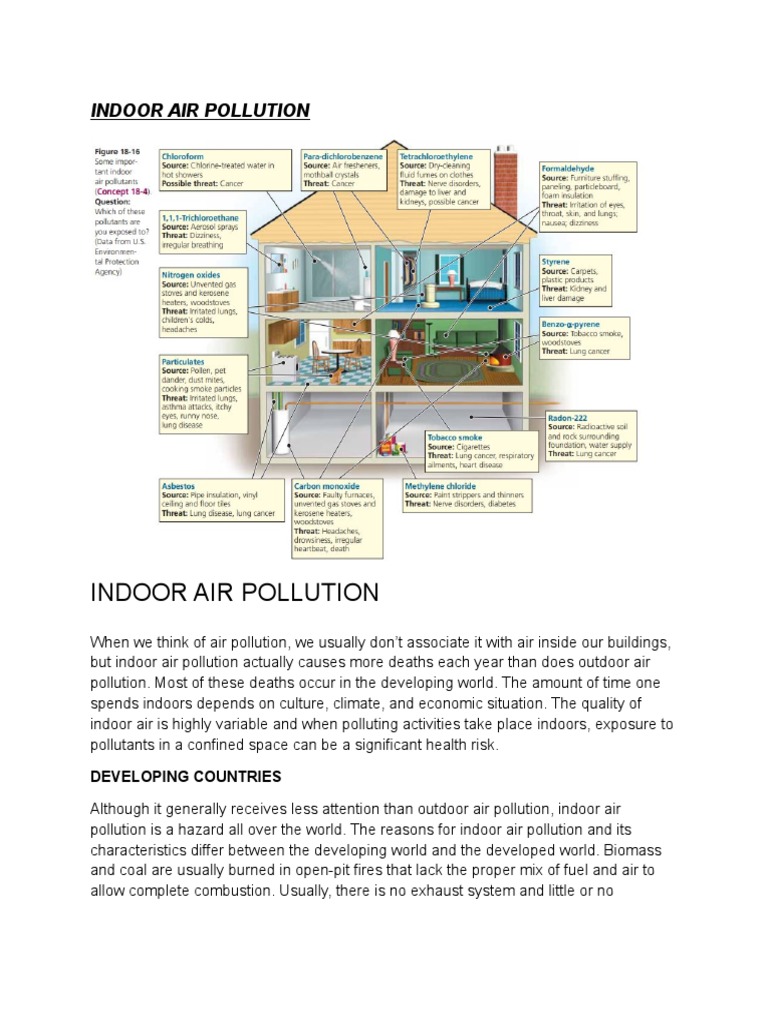 Indoor Air Pollution | PDF