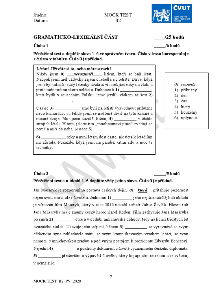 Mock Test B2 Pdf