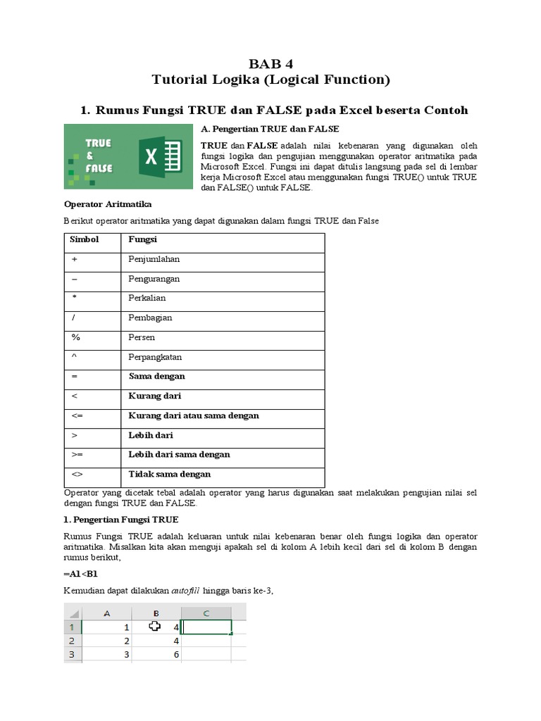 BAB 4 Tutorial Logika | PDF | Teknologi & Rekayasa