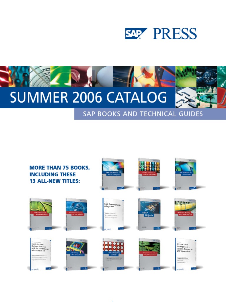 Summer 2006 Catalog: Sap Books and Technical Guides | PDF | Sap Se ...
