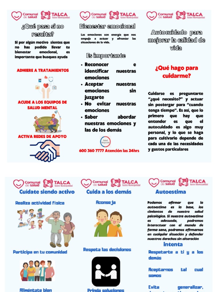 Triptico Bienestar | PDF