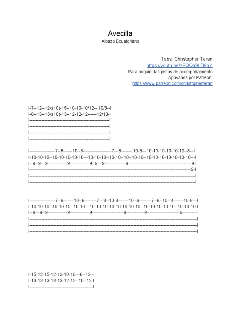 Avecilla - Albazo | PDF