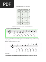 Simbol dan Tanda dalam Notasi Musik | PDF
