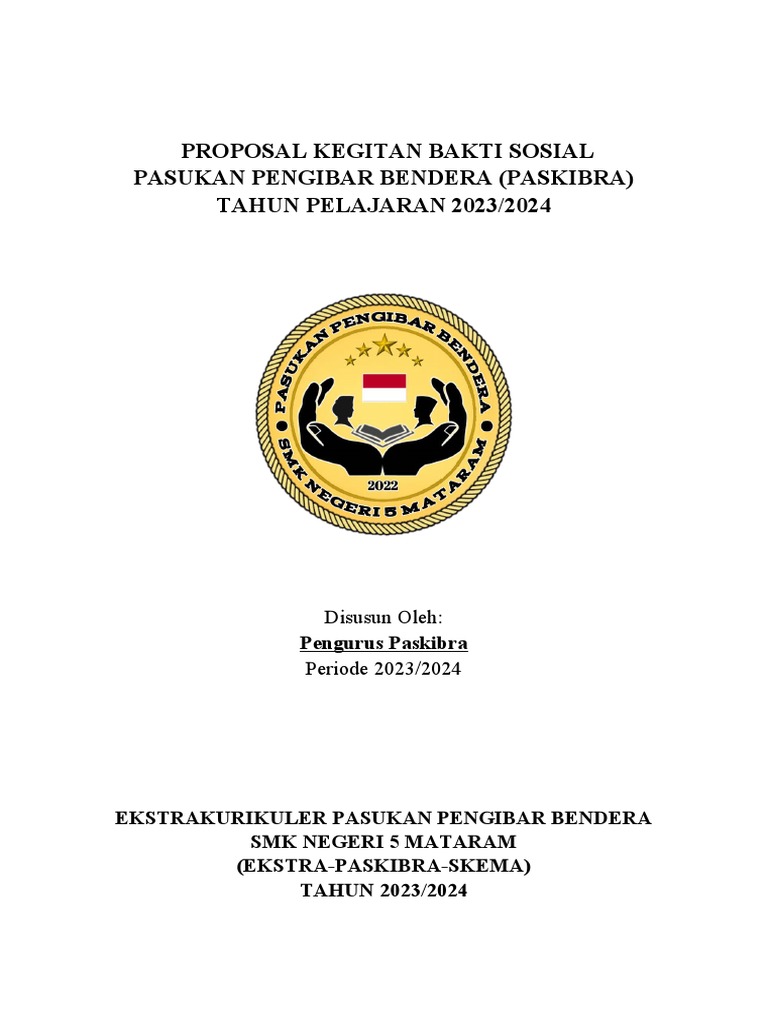 Proposal Proker Baksos | PDF