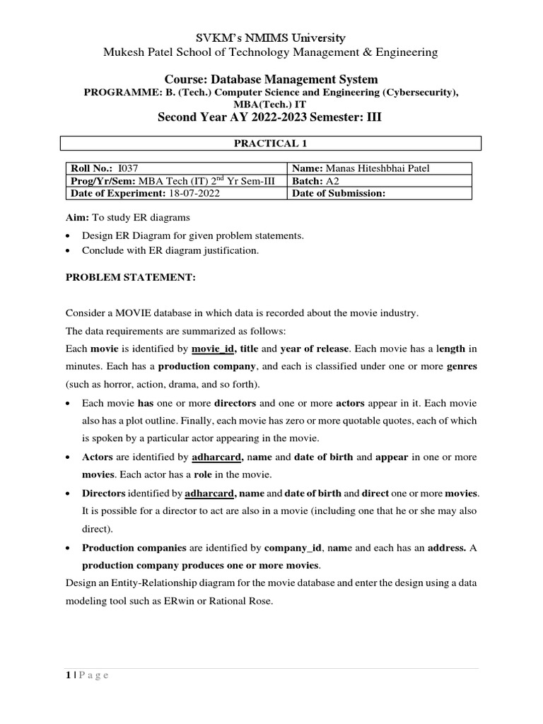 I037 Manas Patel Dbms Practical 1 Pdf
