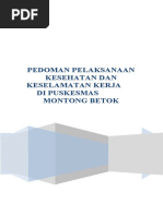K3 Pedoman Puskesmas | PDF