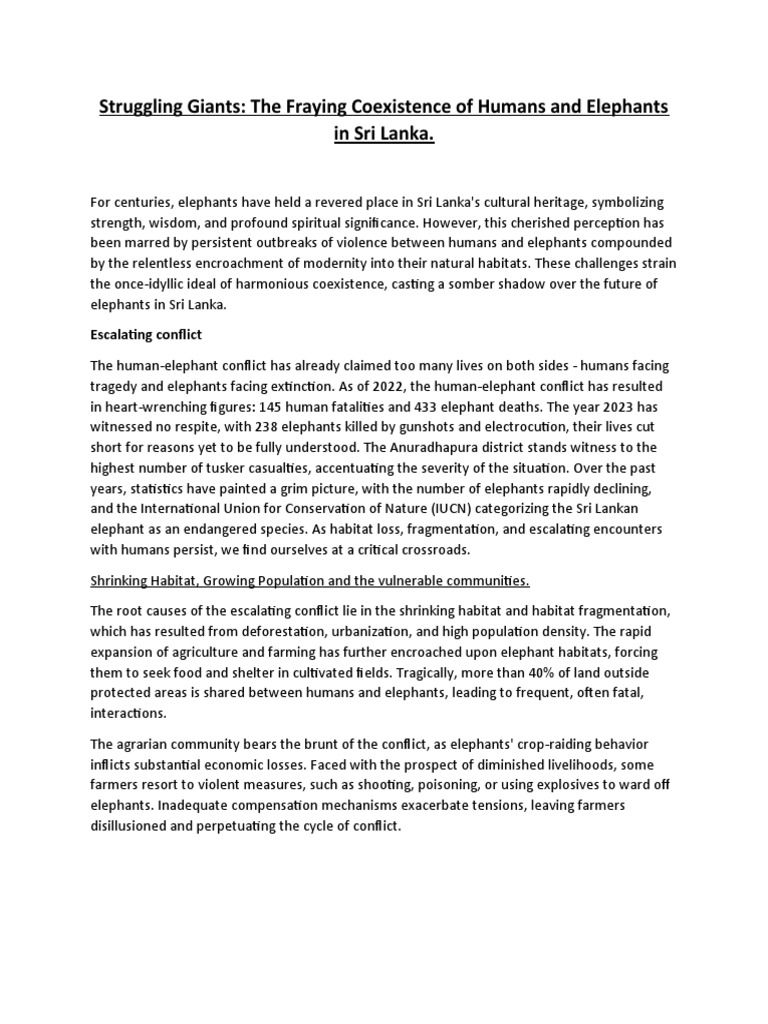 Struggling Giants - Tharuni Mendis | PDF