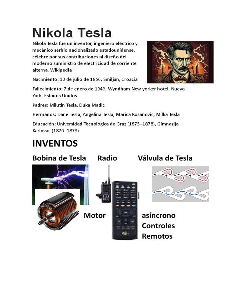 Nikola Tesla | PDF