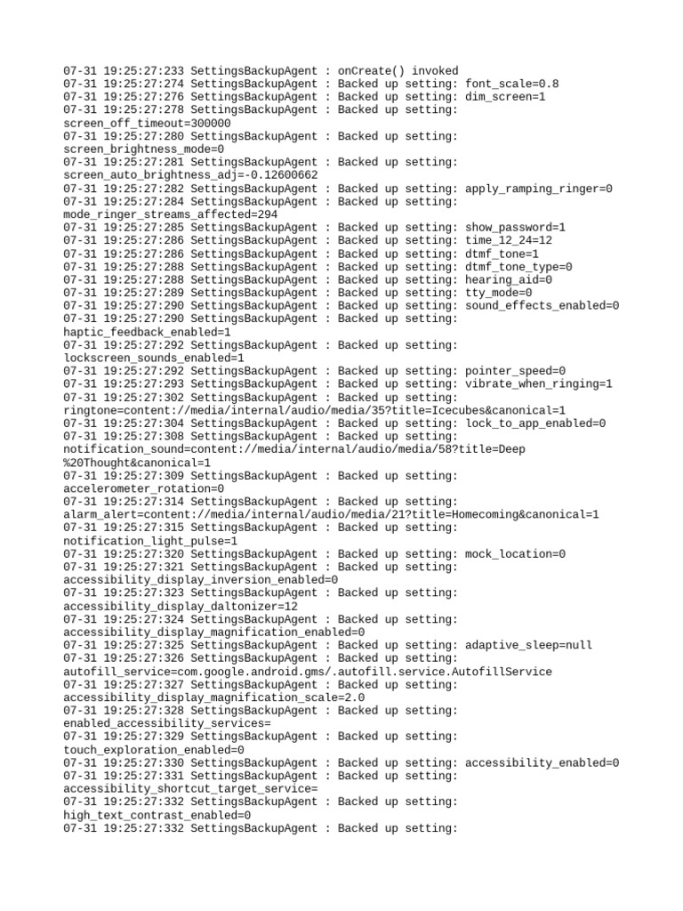Settingsprovider Pdf Java Programming Language Computing Platforms