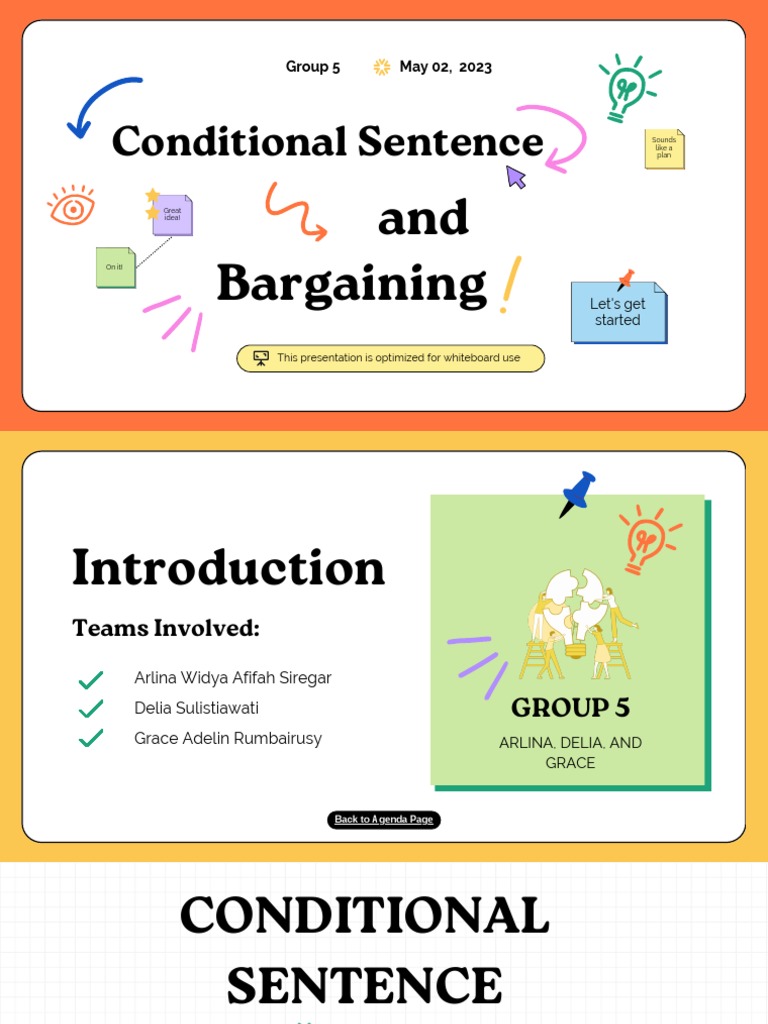Conditional Sentence Dan Bargaining | PDF