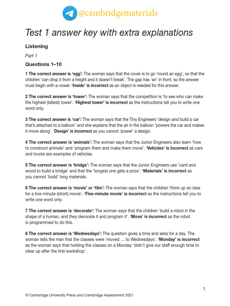 IELTS 16 Listening Test 1 Answers | PDF | Stoicism | Cognitive Science