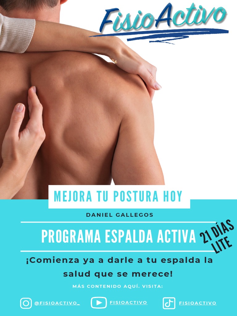 Programa Espalda Activa 21 Días Lite | PDF | Hombro | Terapia física