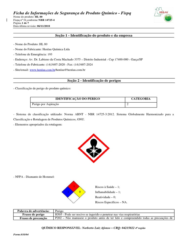 Fispq HL 80 (GHS) | PDF | Self-Improvement | Science & Mathematics