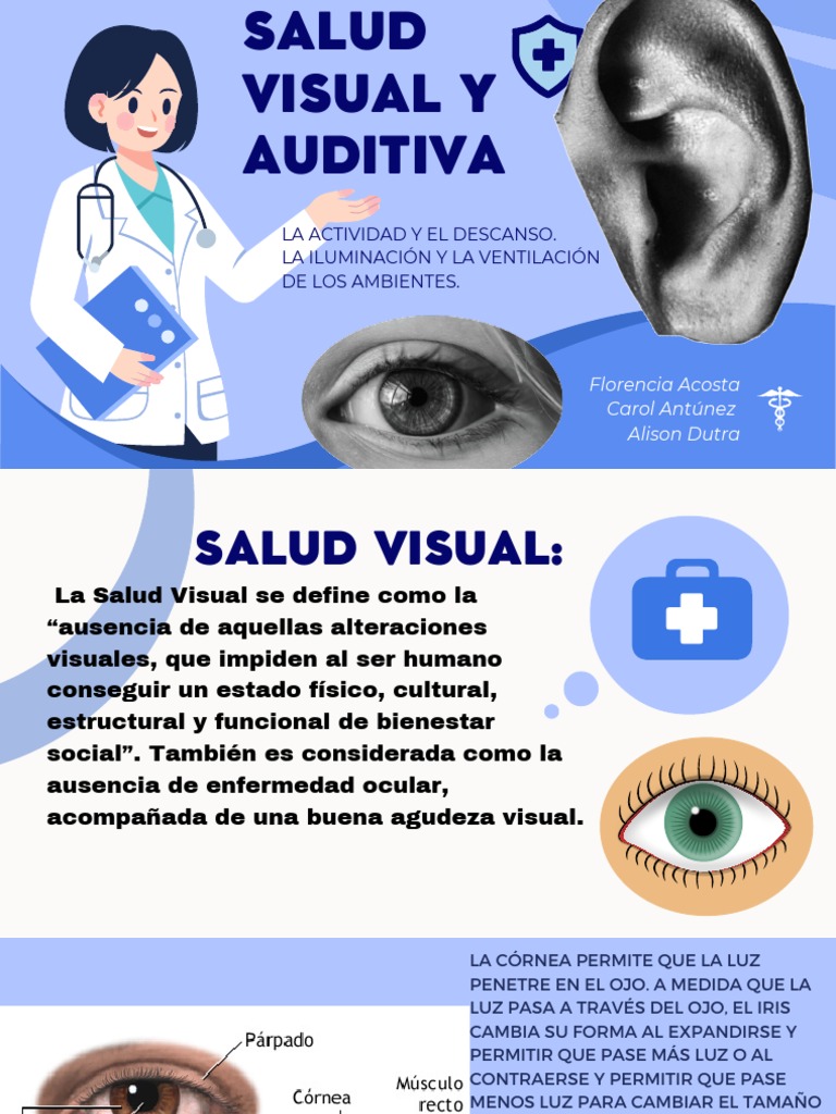 Salud Visual y Auditiva | PDF | Salud y bienestar