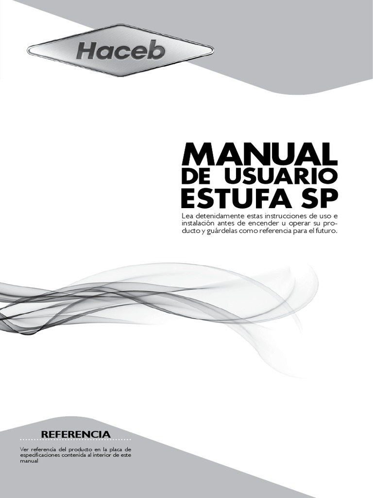 Manual de Usuario Estufa Haceb SP | Descargar gratis PDF | Ventilación (Arquitectura) | Enchufes ...