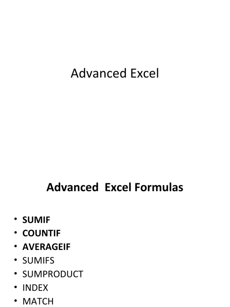 Advance Excel Lookup | PDF