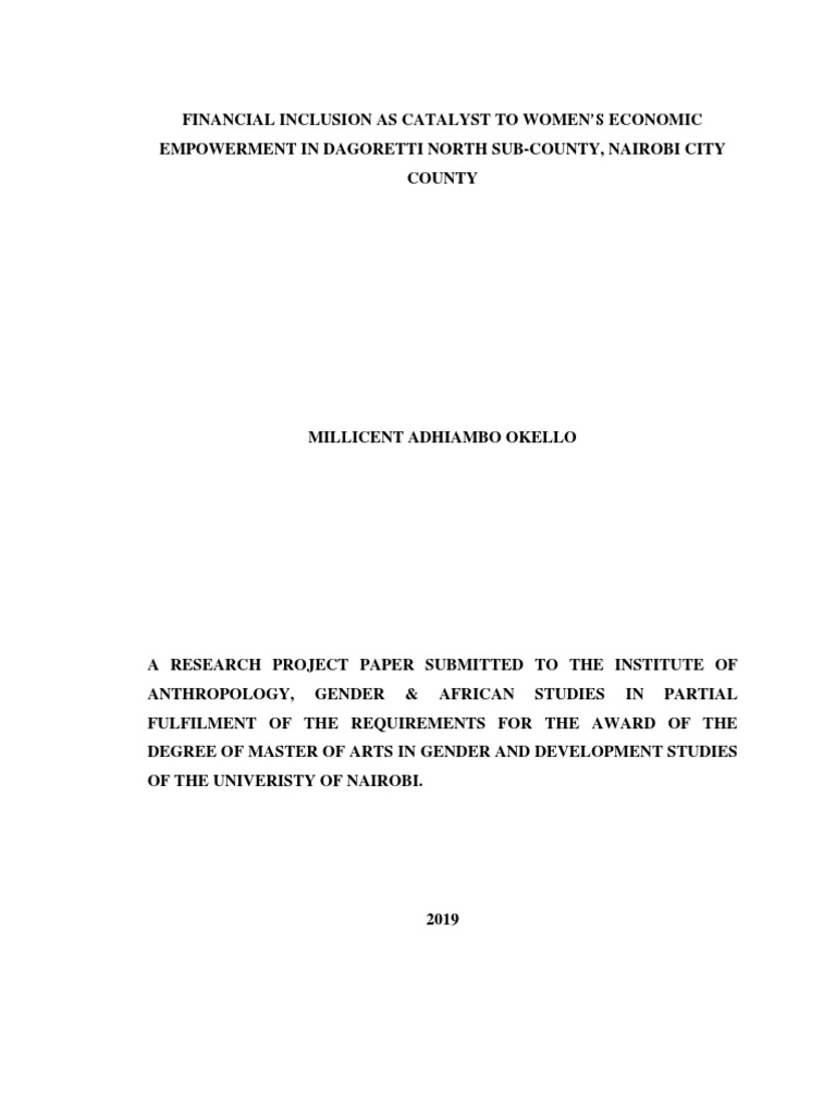 Millicent Adhiambo Okello Final Project | PDF