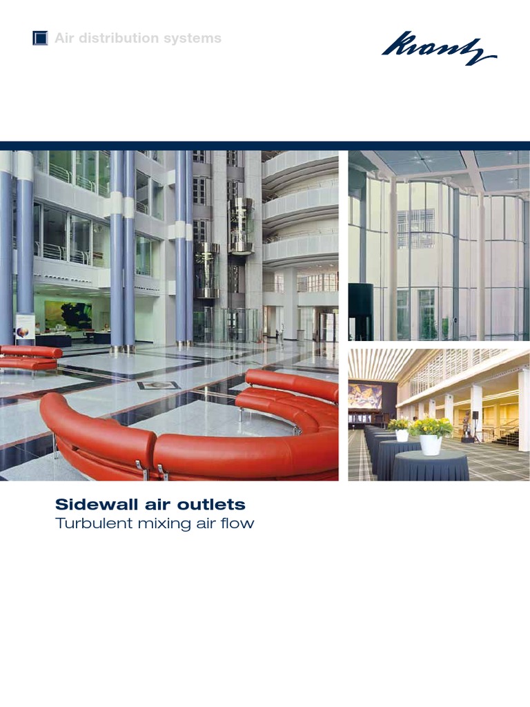 Sidewall Air Outlets Imagebrochure | PDF | Duct (Flow) | Jet Engine