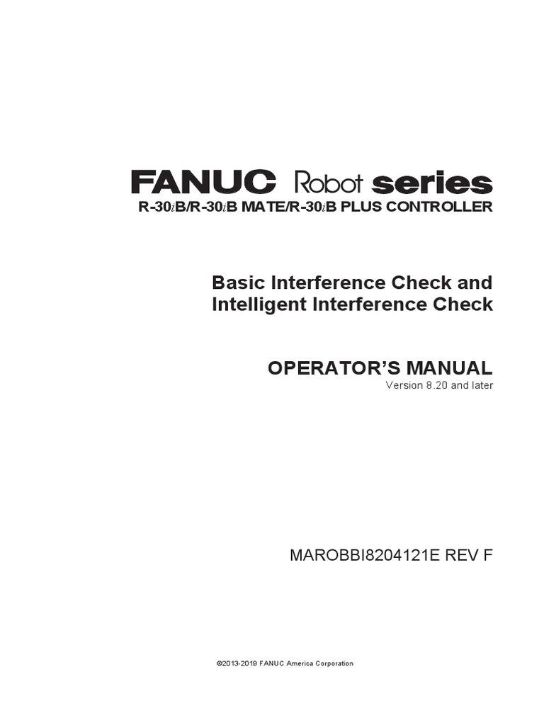 FANUC Basic and Intelligent Interference Check | PDF | Business | Computers
