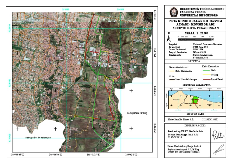 Layout Peta - Kerja Praktik | PDF