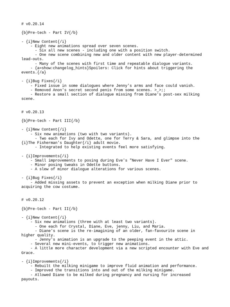 Changelog | PDF | Debugging | Software Bug