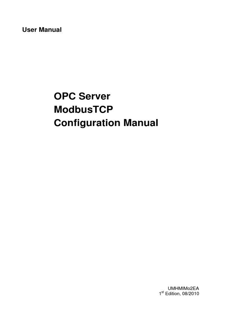 Modbus TCP | PDF | Port (Computer Networking) | Transmission Control Protocol