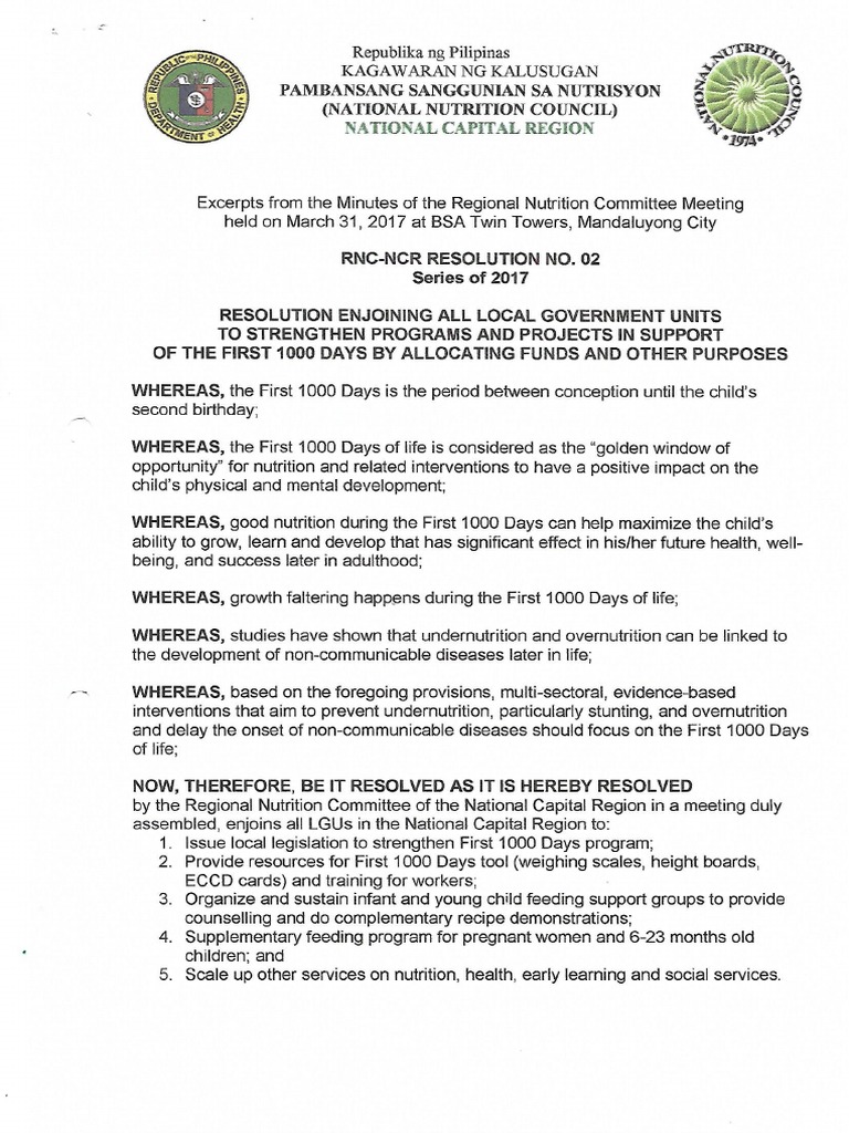 RNC Res No.2 s.2017 | PDF