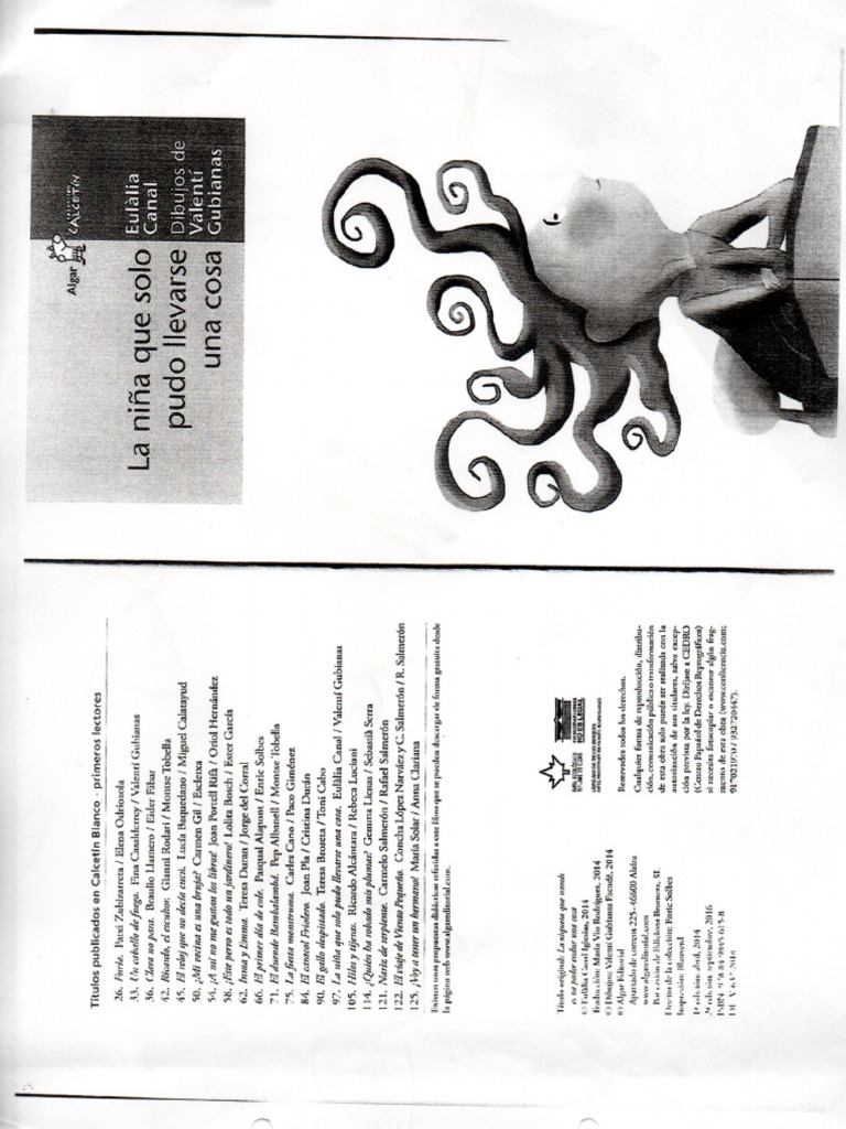 La Niña Que Solo Pudo Llevarse Una Cosa | PDF