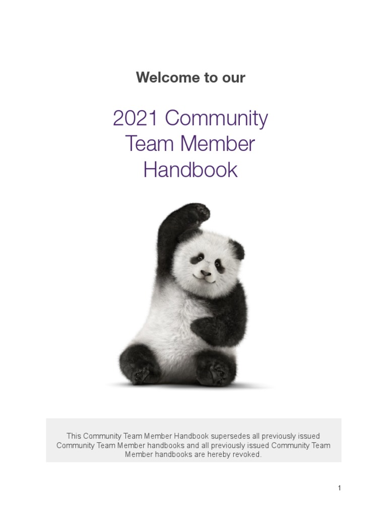 2022 Team Member Handbook - AI Community | PDF | Sexual Harassment | Gender
