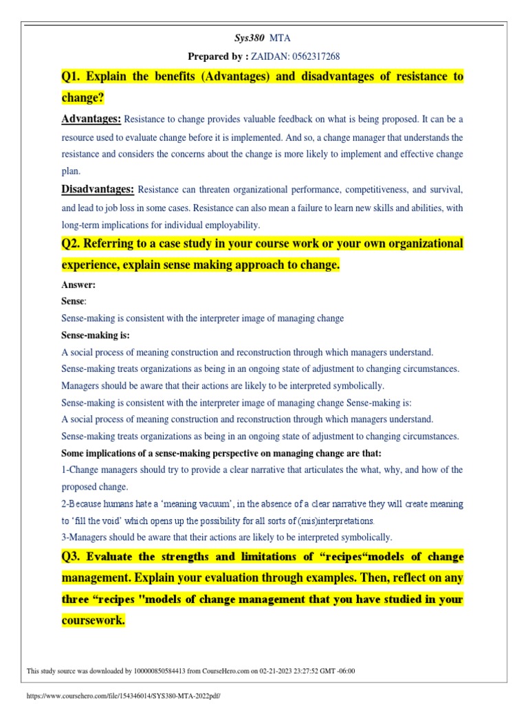 Sys380 Mta 2022 PDF | PDF