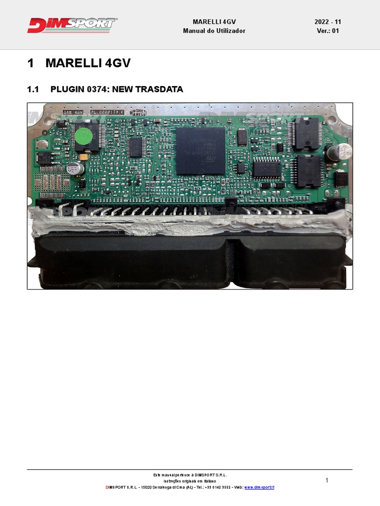 NT Marelli 4GV 2070 | PDF