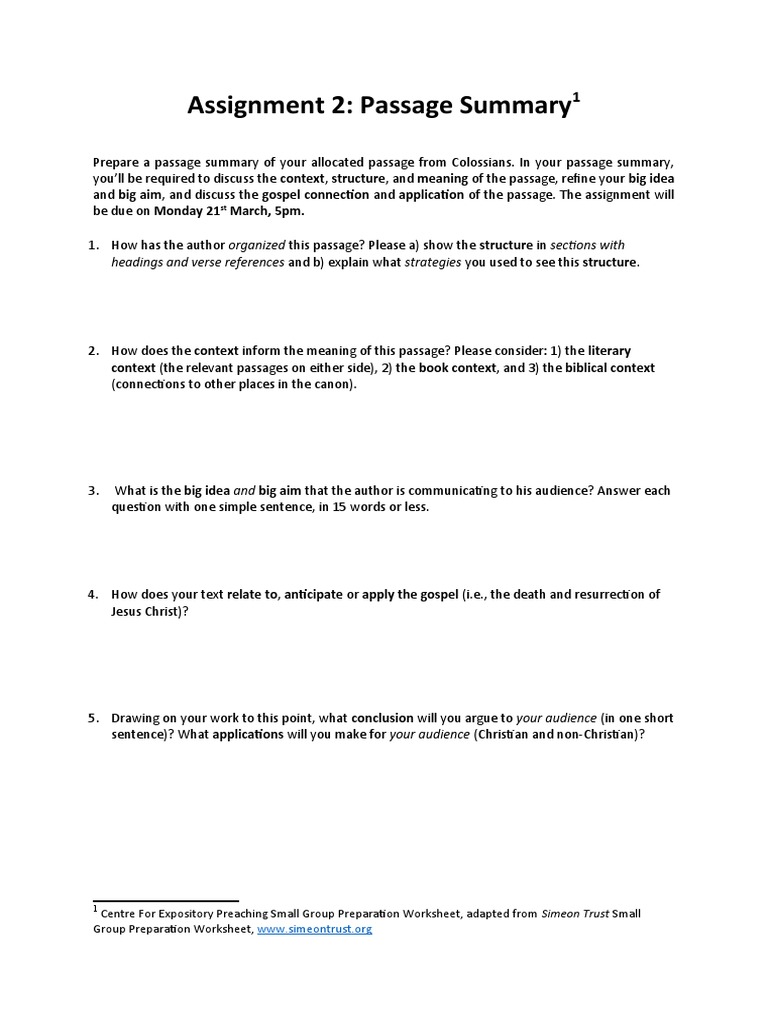 Simeon Trust Sermon Prep Guide | PDF | Philosophy | Science & Mathematics