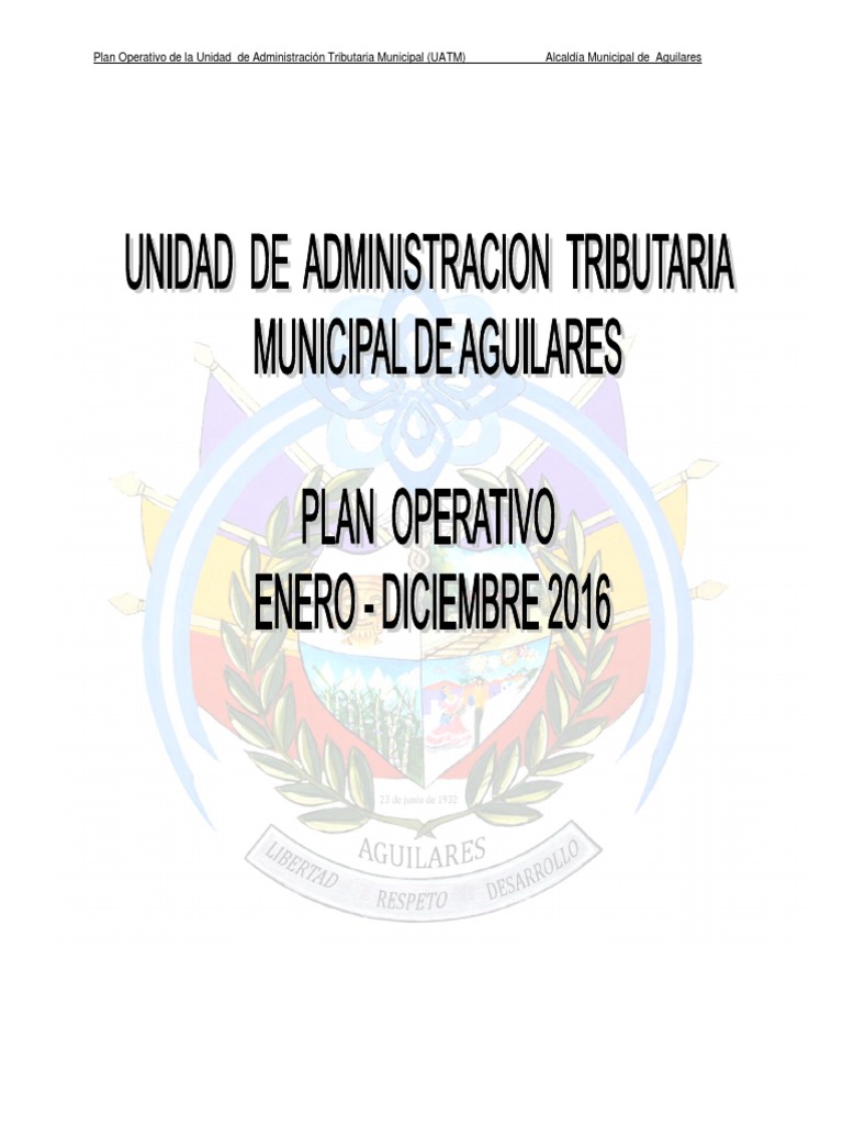 Poa Uatm Aguilares 2016 | PDF | Audit | Taxes