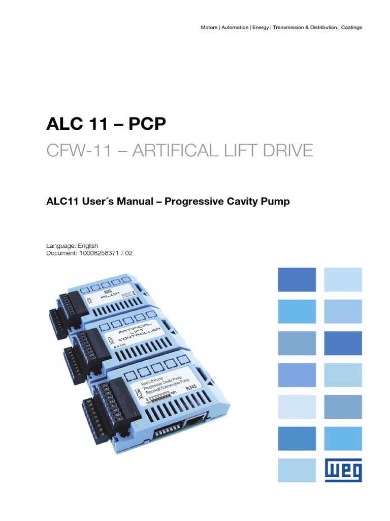WEG CFW11 ALC11 PCP Users Manual 10008258371 en | Download Free PDF ...