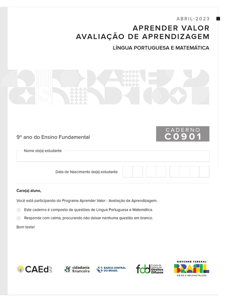 Avaliação de Português 9º Ano | PDF | Desperdício | Insetos