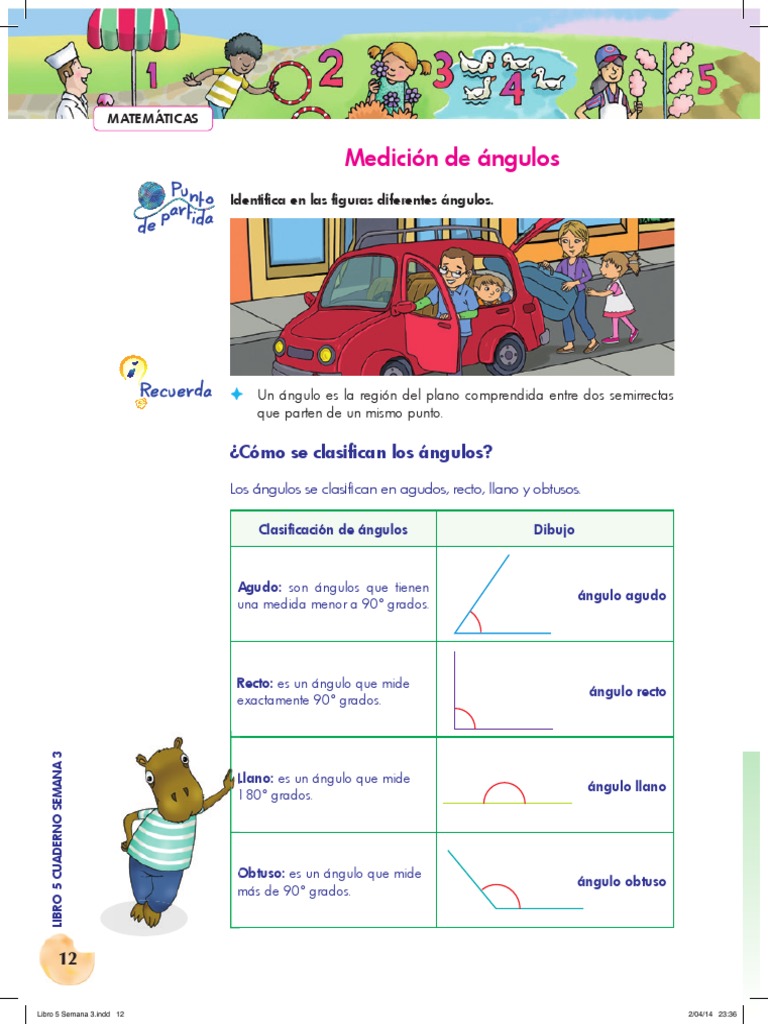 GUIA 6 Medición de Ángulos, Construcción de Ángulos | PDF | Ángulo ...