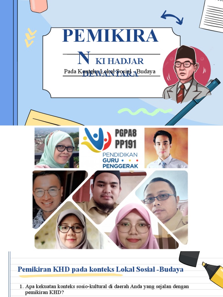 Pemikiran KHD dalam Sosial-Budaya | PDF | Karier & Perkembangan