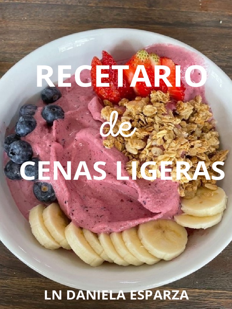 Recetas de Cenas Ligeras Saludables | PDF