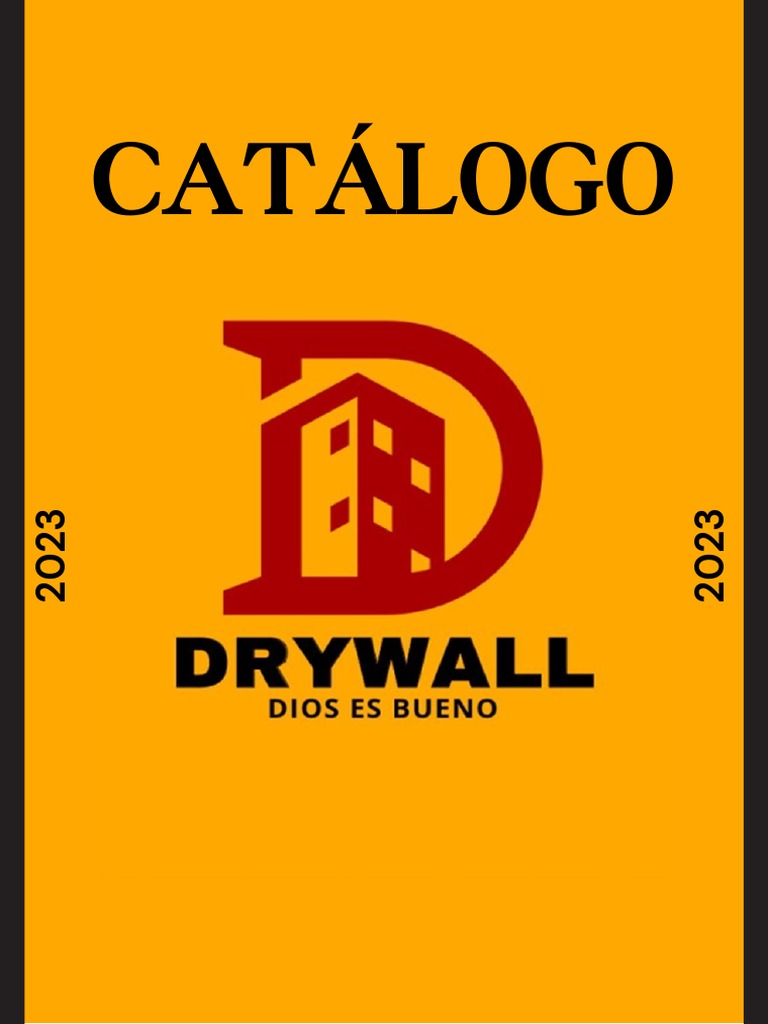 Brochure Drywall Dios Es Bueno 2023 | PDF