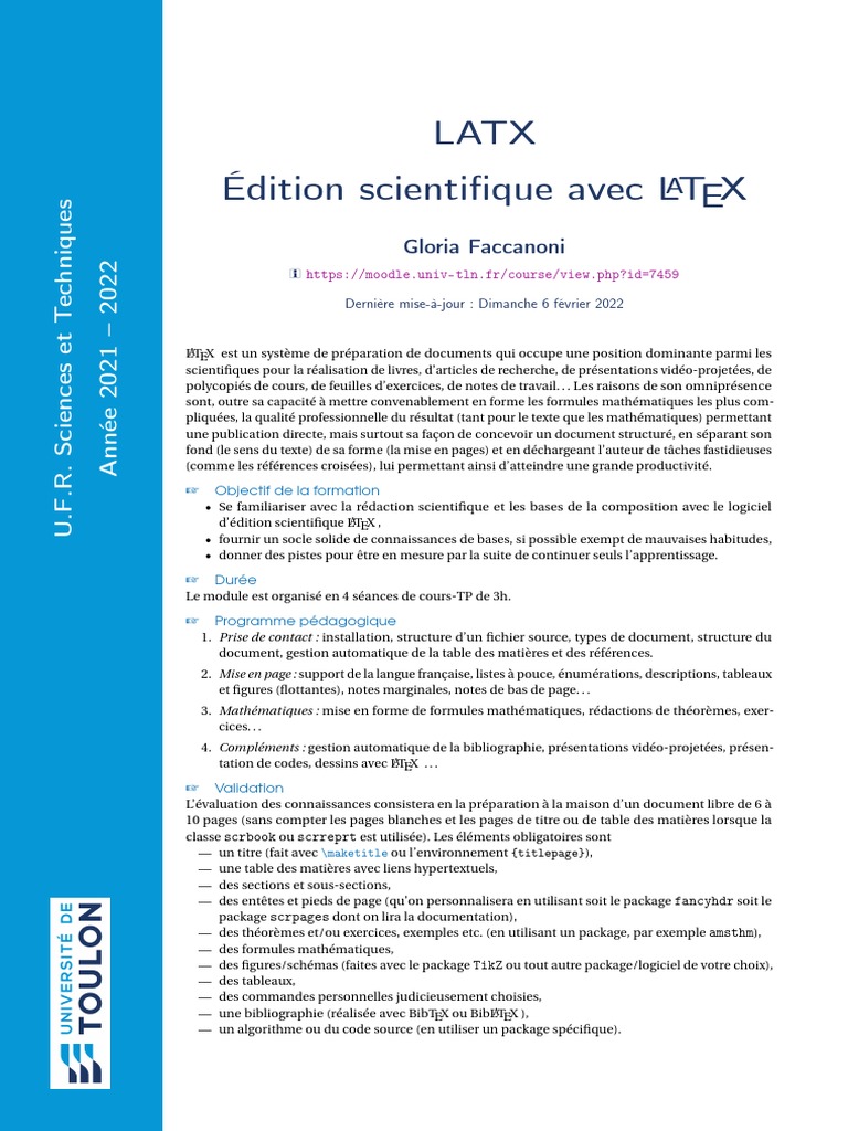 Latex | PDF | Mise en page | TeX