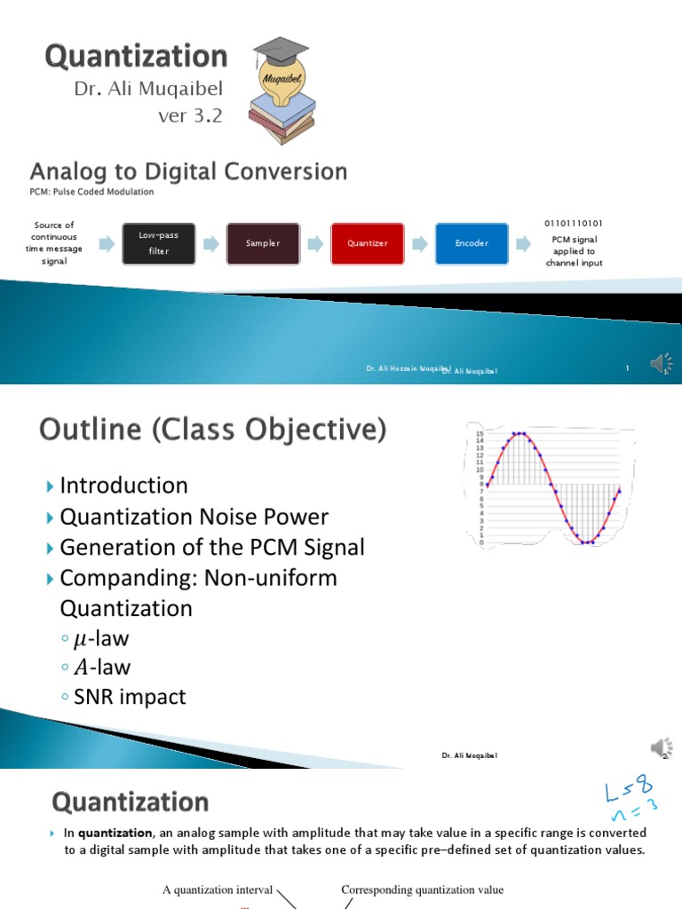 4 Quantization Uniform | PDF | Sampling (Signal Processing) | Signal To ...