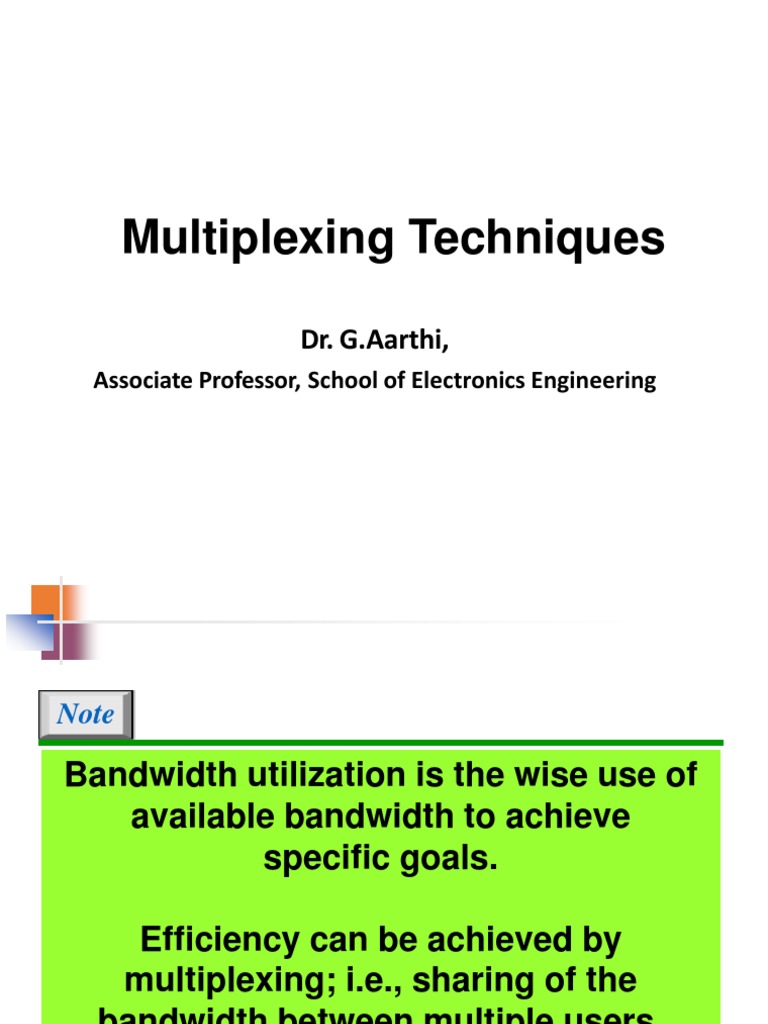 24 Multiplexing Techniques Pdf Multiplexing Modulation