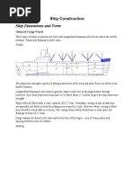Ship Dimensions | PDF | Tonnage | Ships
