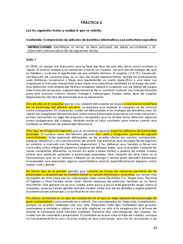 Lectura II y III | PDF | Cosplay | Informática