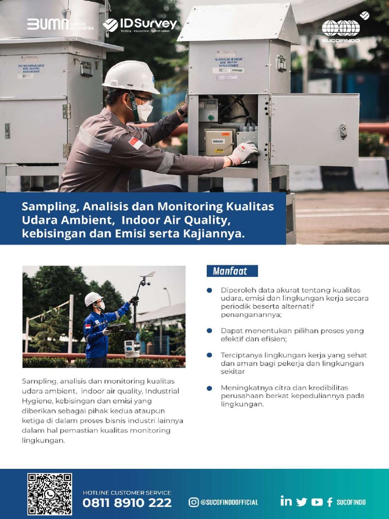 Sampling Analisis Dan Monitoring Kualitas Udara Ambient Indoor Air ...