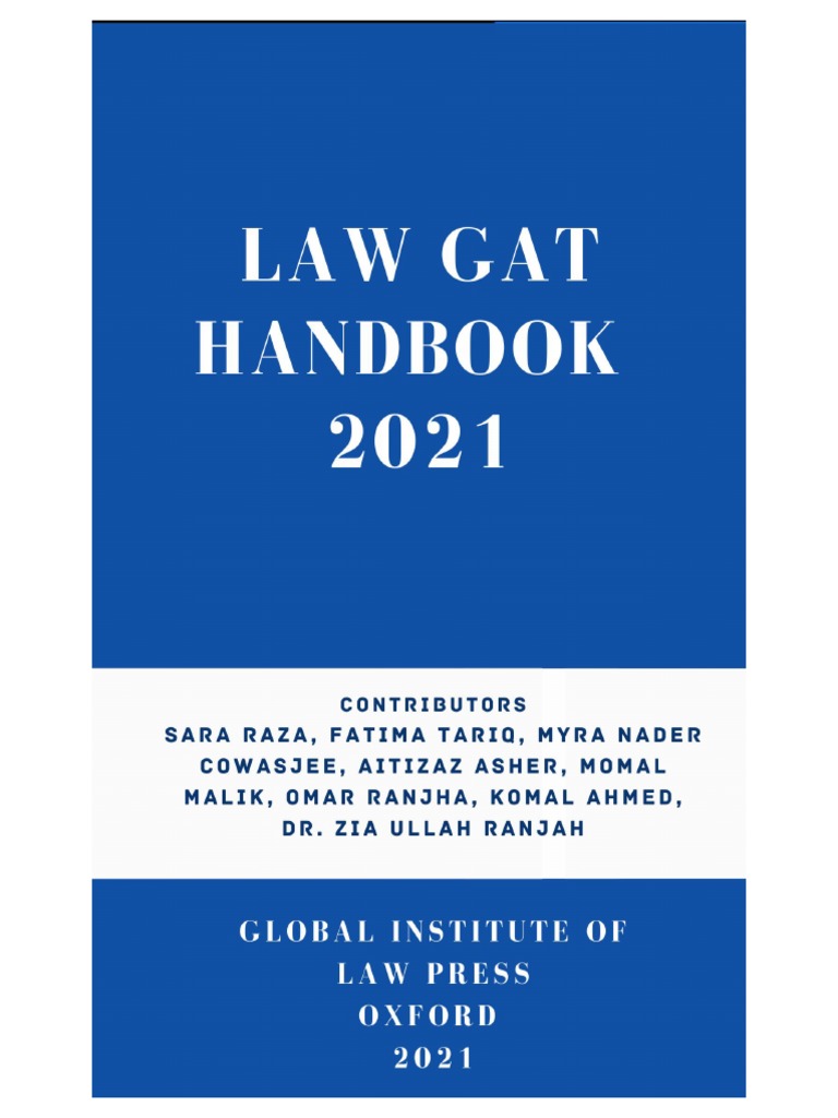 HEC Law GAT Handbook 2021 GIL Press Oxford 1633258986 | PDF | Hadith ...