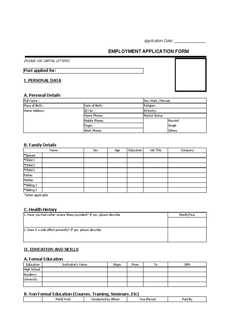 Employee Form | Download Free PDF | Salary | Economies
