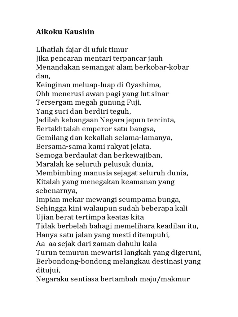 Aikoku Kaushin | PDF | Perjalanan | Agama & Spiritualitas