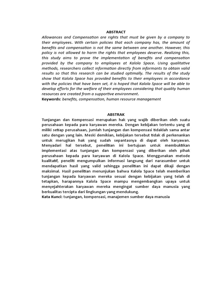 Artikel Kalola Space | PDF | Karier & Perkembangan